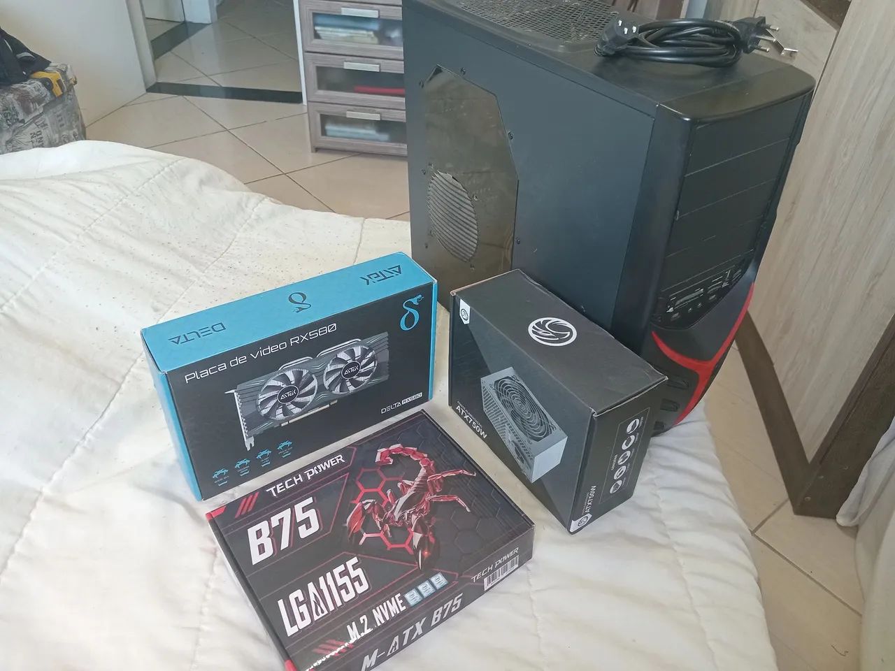PC Gamer i7 3770 + RX 580 8GB + 16GB RAM + 1TB HD ? Rodando GTA V, RDR2 ...