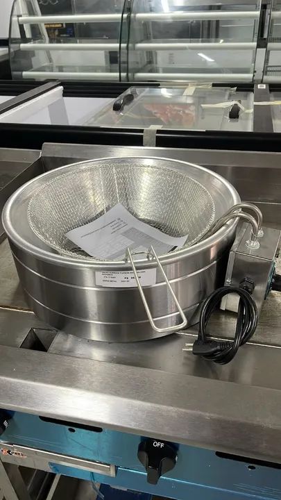 Tacho elétrico 7 litros redonda alumínio - Steve metal - Equipamentos ...