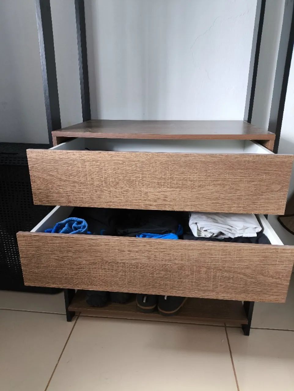 Guarda-Roupa Closet Modulado Valencia 2 Gavetas 70cm - Armários e ...