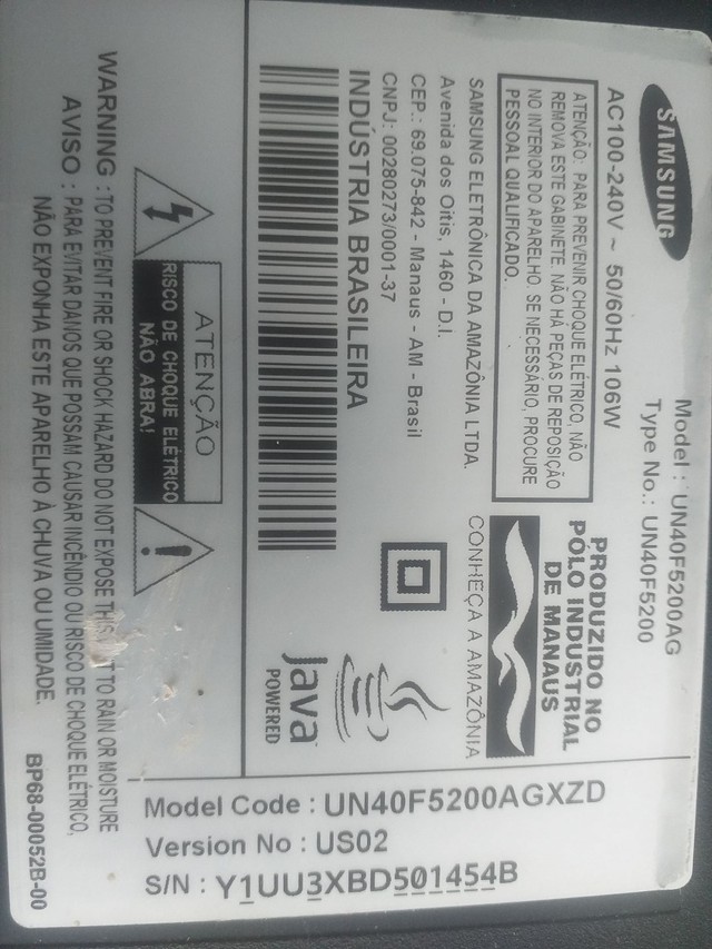 Tv samsung led 40 polegadas | +311 anúncios na OLX Brasil