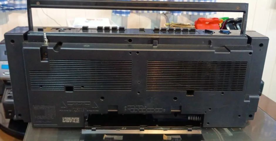 ANTIGO RÁDIO SONY CFS- 1148S GRAVADOR DOUBLE DECK LEIA A DESCRIÇÃO ...