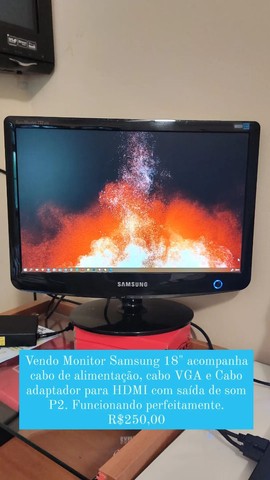 Monitor samsung 18 polegadas | +323 anúncios na OLX Brasil