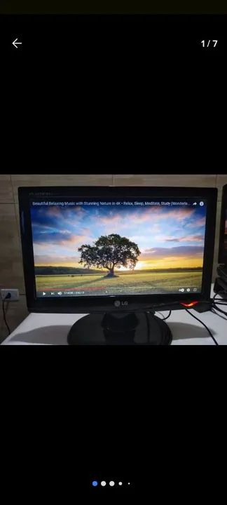 Monitor lg 20 polegadas entrada vga usado funcionando!!! - Monitores - Jardim Santa Maria, São ...