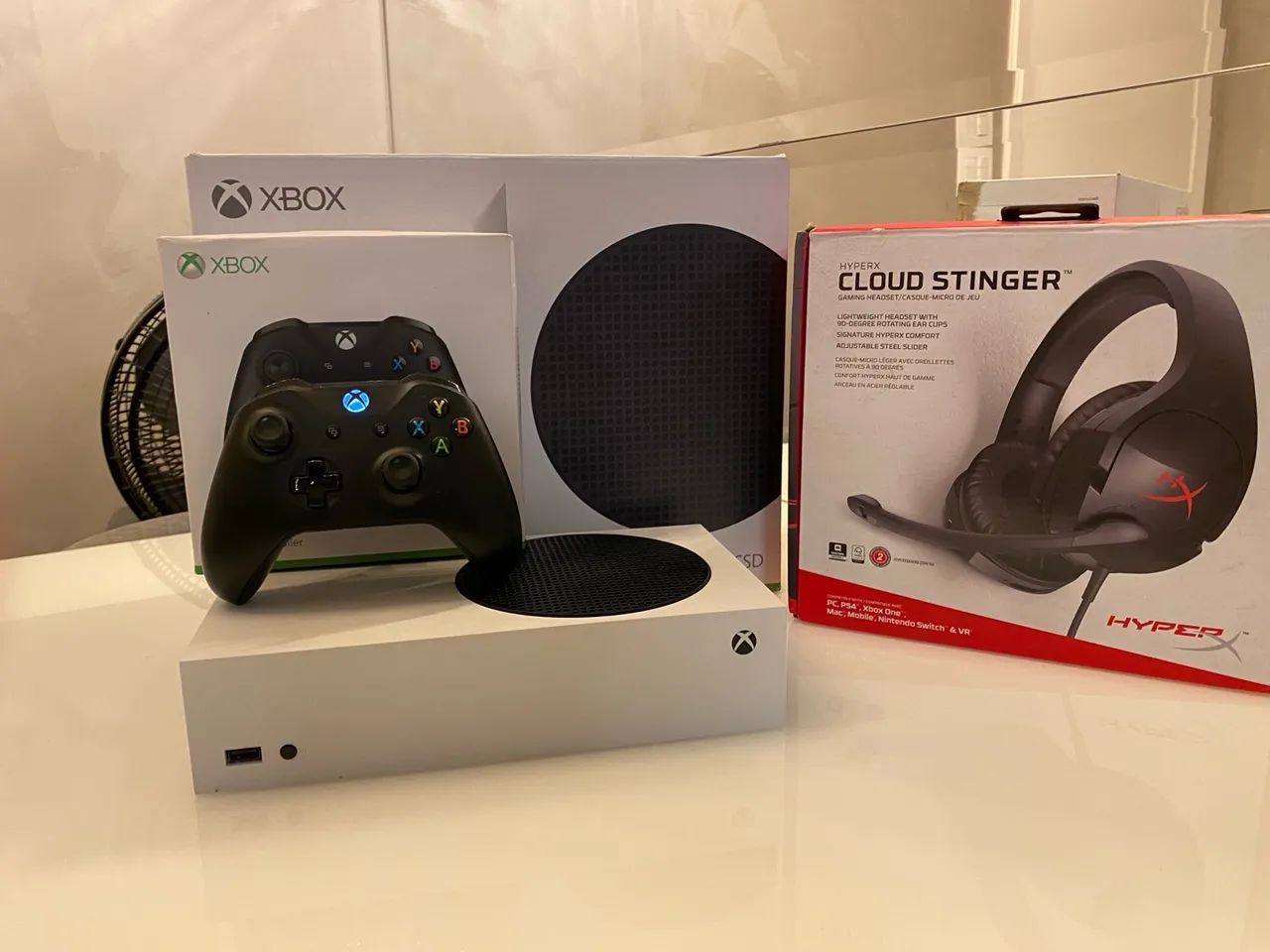 Xbox Series S Headset Hyperx Cloud Stinger Consoles De Vídeo Game São Mateus Juiz De Fora
