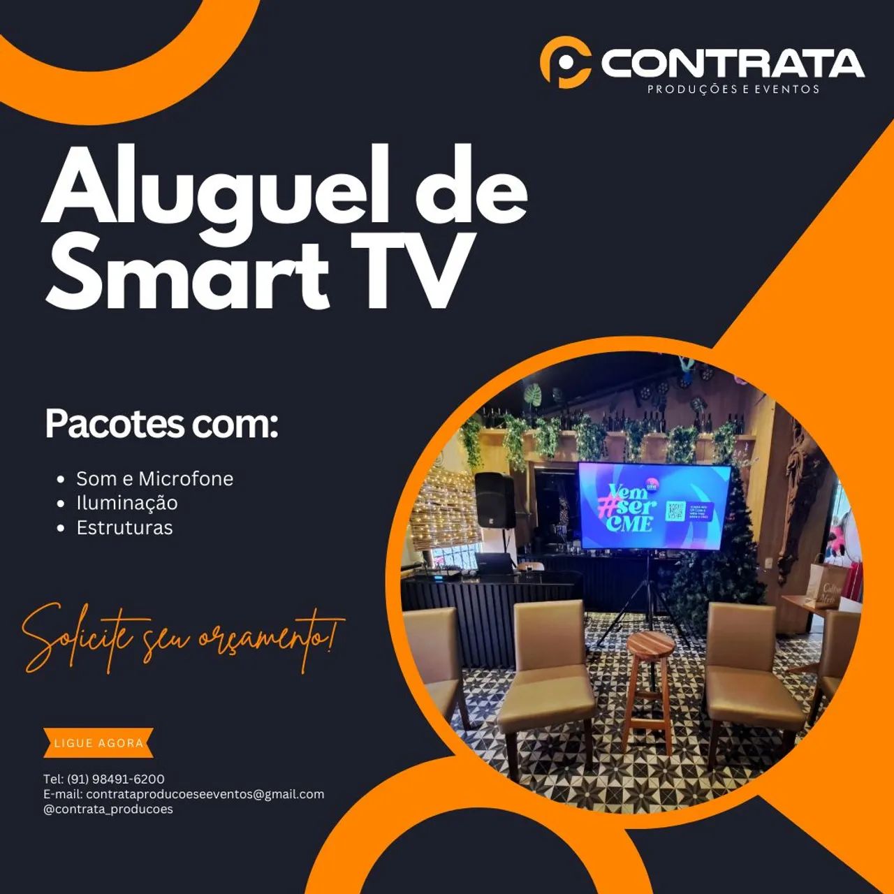 Aluguel de Projetor (Data Show), Smart TV, Telão, Painel de Led e Som ...