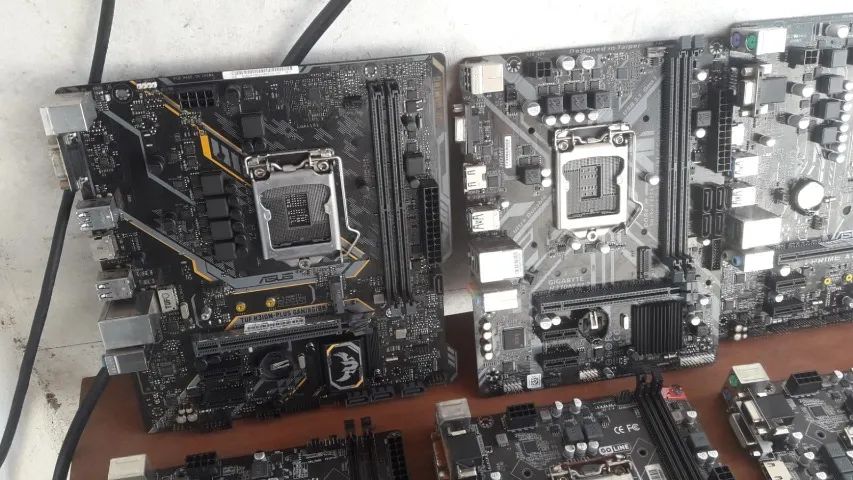 13 placas mãe com defeito AM4, H510, H310, H110, H61 (leia o anuncio ...