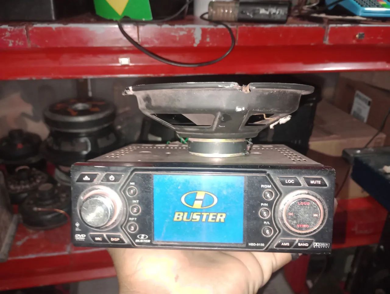Som Automotivo Buster HBD-9150 com Tela e Alto-falante - Aparelhos de ...