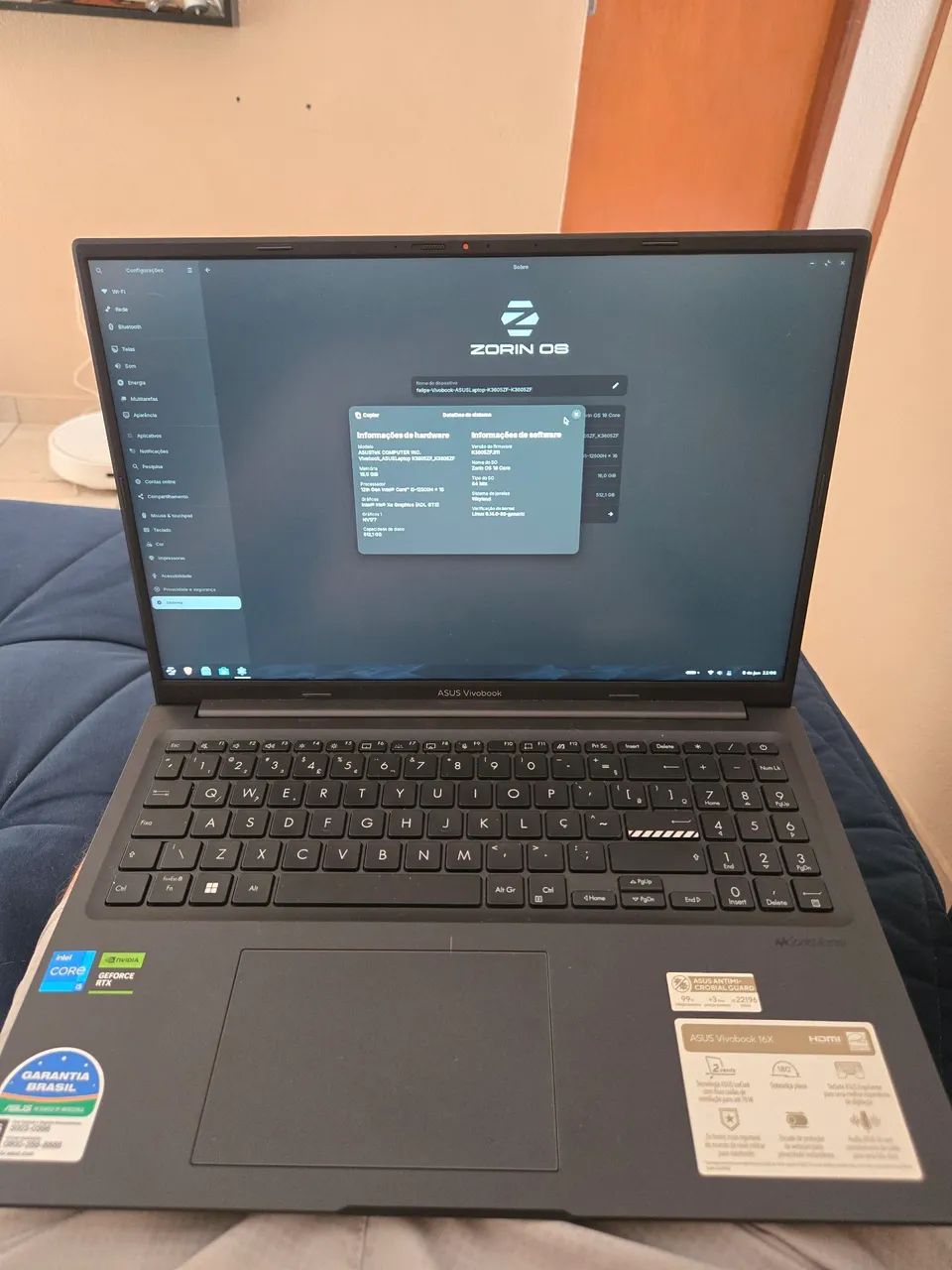 Notebook ASUS VIVOBOOK 16X, Processador i5 12500H 512 GB SSD, 16 GB RAM ...