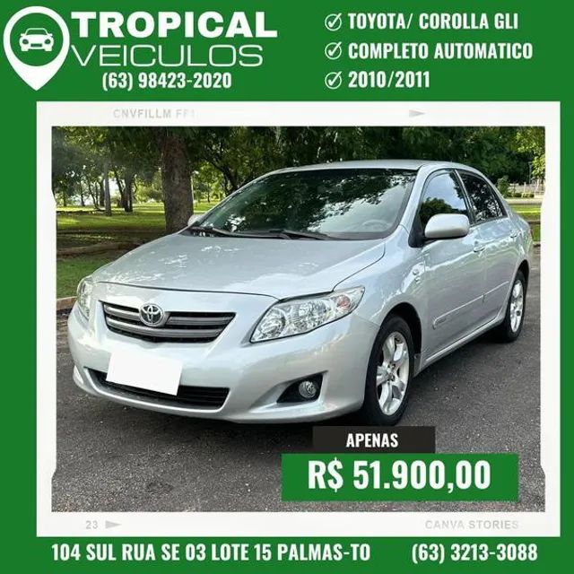 TOYOTA COROLLA 2011 Usados e Novos