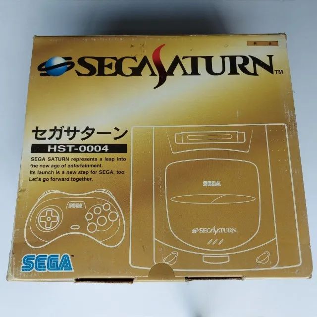 SEGA Saturn Modelo 1 Completo Na Caixa Muito Novo Serial OK + Cartucho 4MB Pseudo Saturn ...