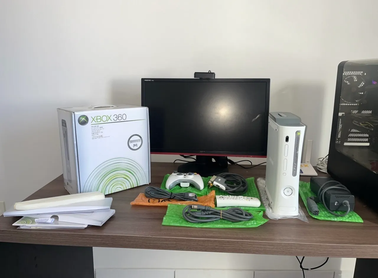 "xbox 360 fat" - Consoles de Vídeo Game no Brasil