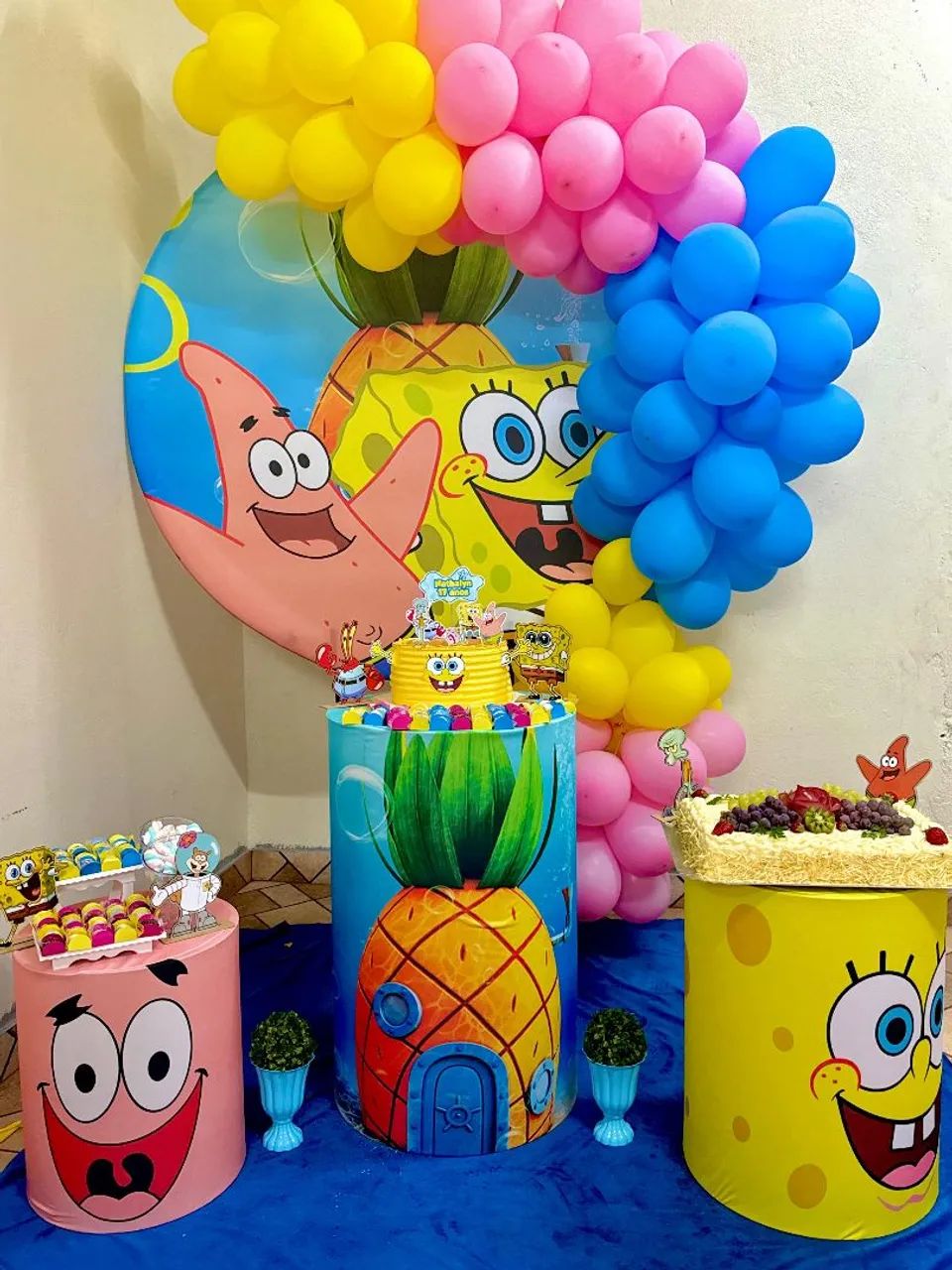 Decoração Festa Bob Esponja - Decorações Para Casa - Novo Tupi, Belo ...