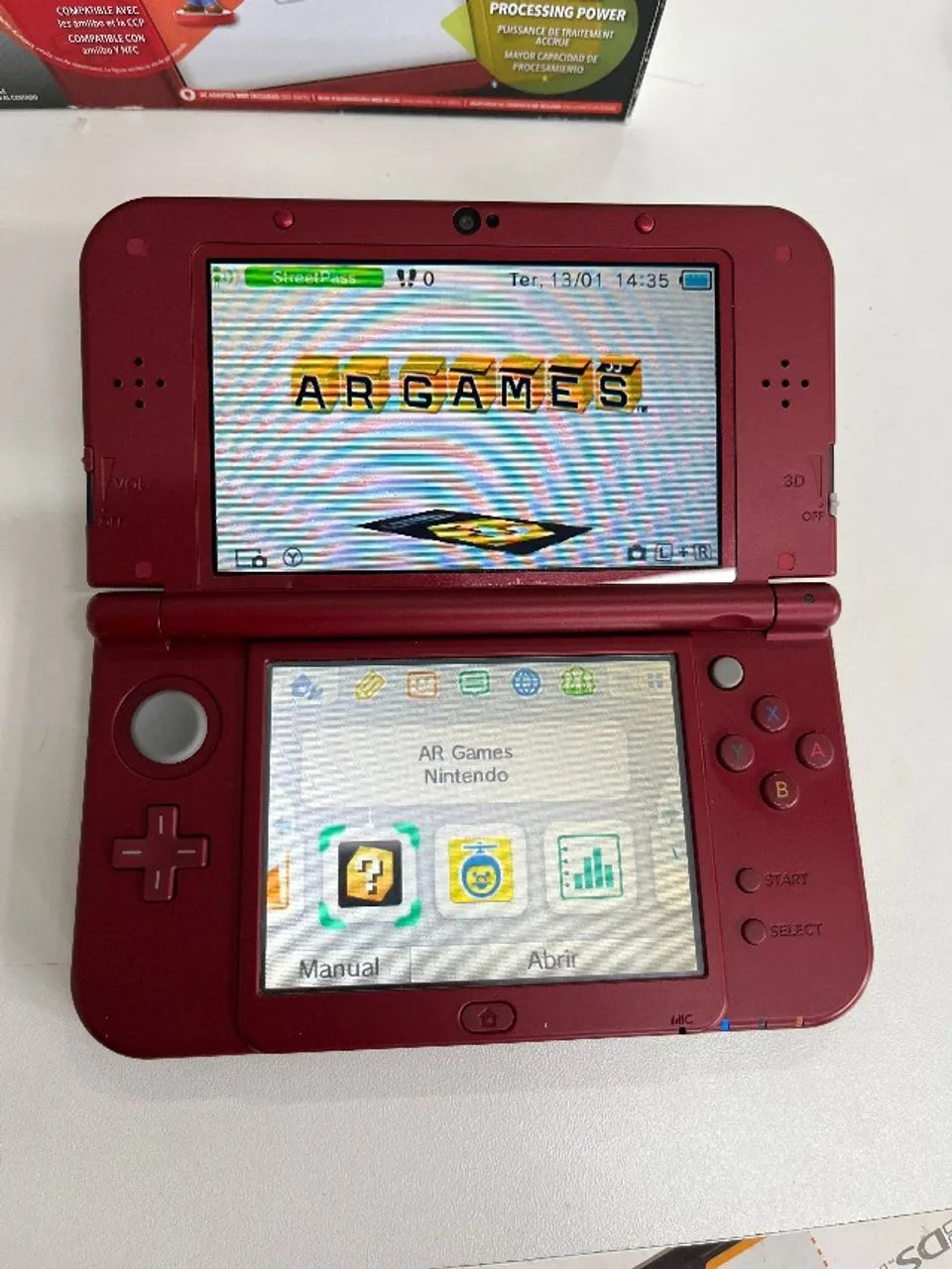 CONSOLE NINTENDO NEW 3DS XL NEW RED SEMINOVO - NINTENDO - Consoles de ...