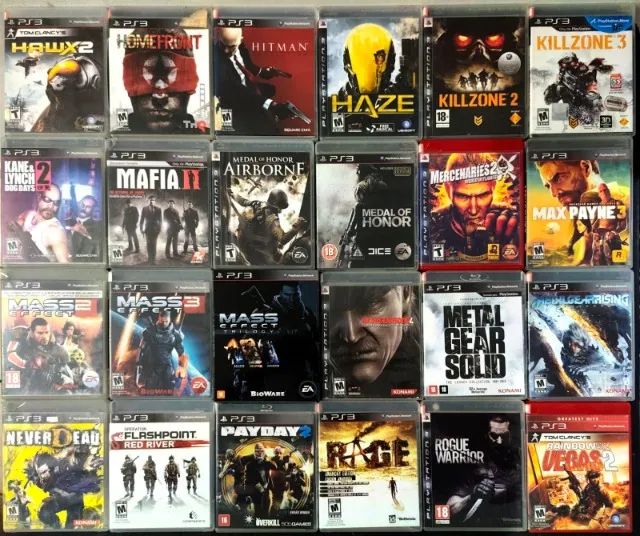 Jogos de Tiro / Guerra Ps3 - Ac cartão e Olx pay (temos outros jogos ...