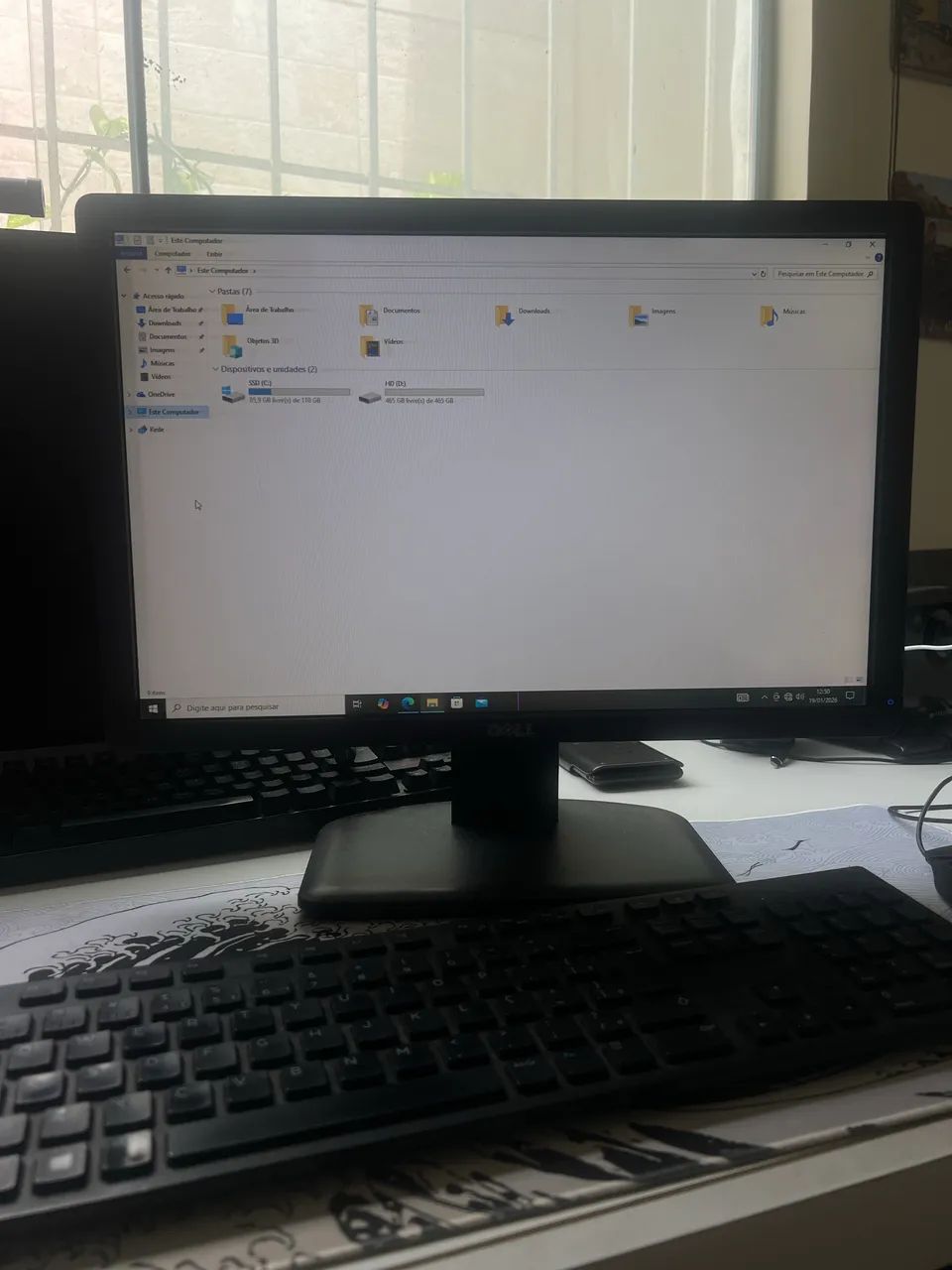 PC i7 3770 | 8GB RAM | SSD + HD | Windows 10 Pro + Monitor Dell ...