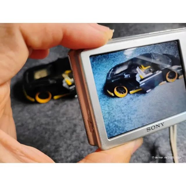 Câmera Digital Cyber Shot Sony 12.1 - DSC - 82100 Funcionando - Câmeras ...
