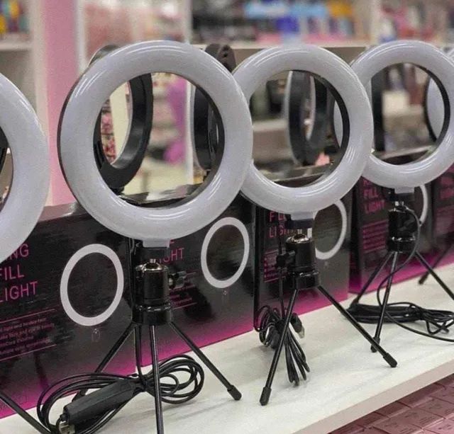 "mini ring light" no Brasil