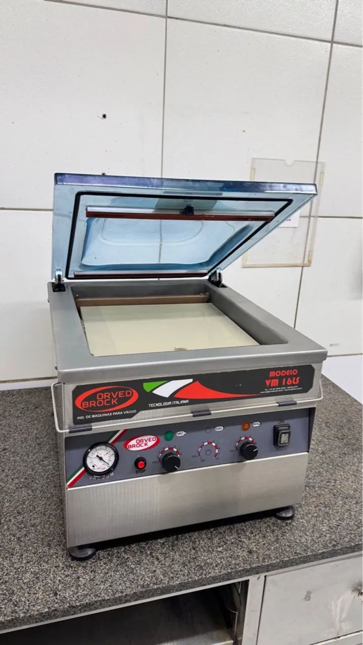 Seladora a Vácuo Orved Brock VM16 LS (Líquidos e Sólidos ...