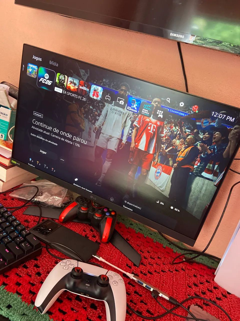 Ps5/Monitor Game LG + FC 26 - Consoles de Vídeo Game - Montanhão, São ...