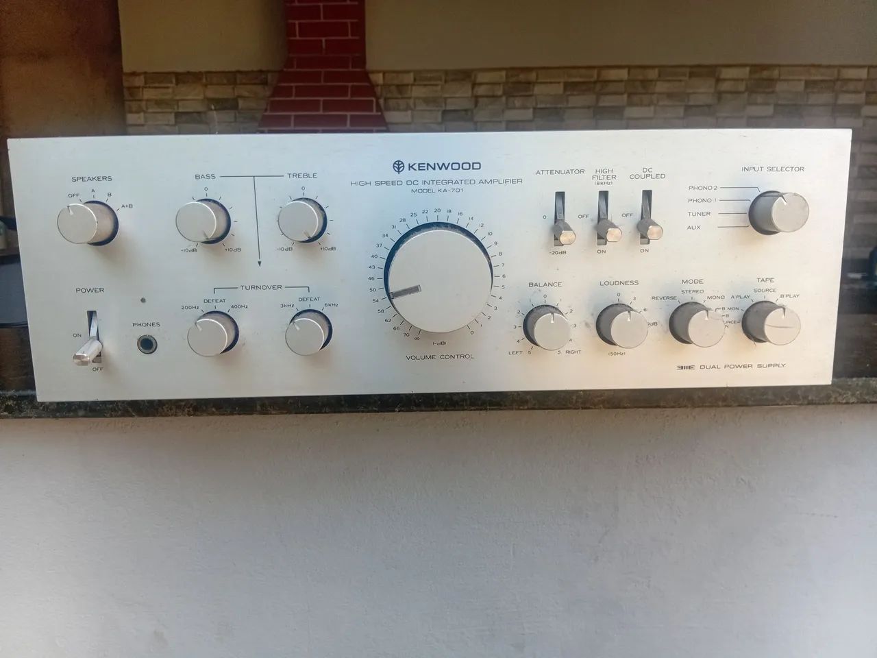 Amplificador integrado Kenwood KA 701 - Aparelhos de Som - Vila Nova ...