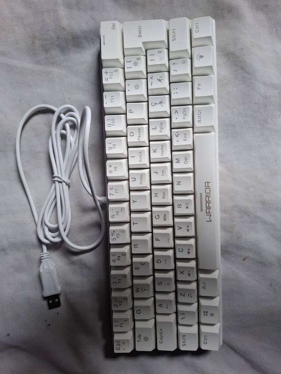 Teclado Gamer Mecânico Royal Precision, Blue Switch, ABNT2, RGB Branco ...