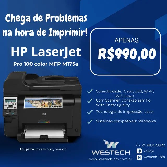 Impressoras e Multifuncionais - Centro, Rio de Janeiro e região, RJ