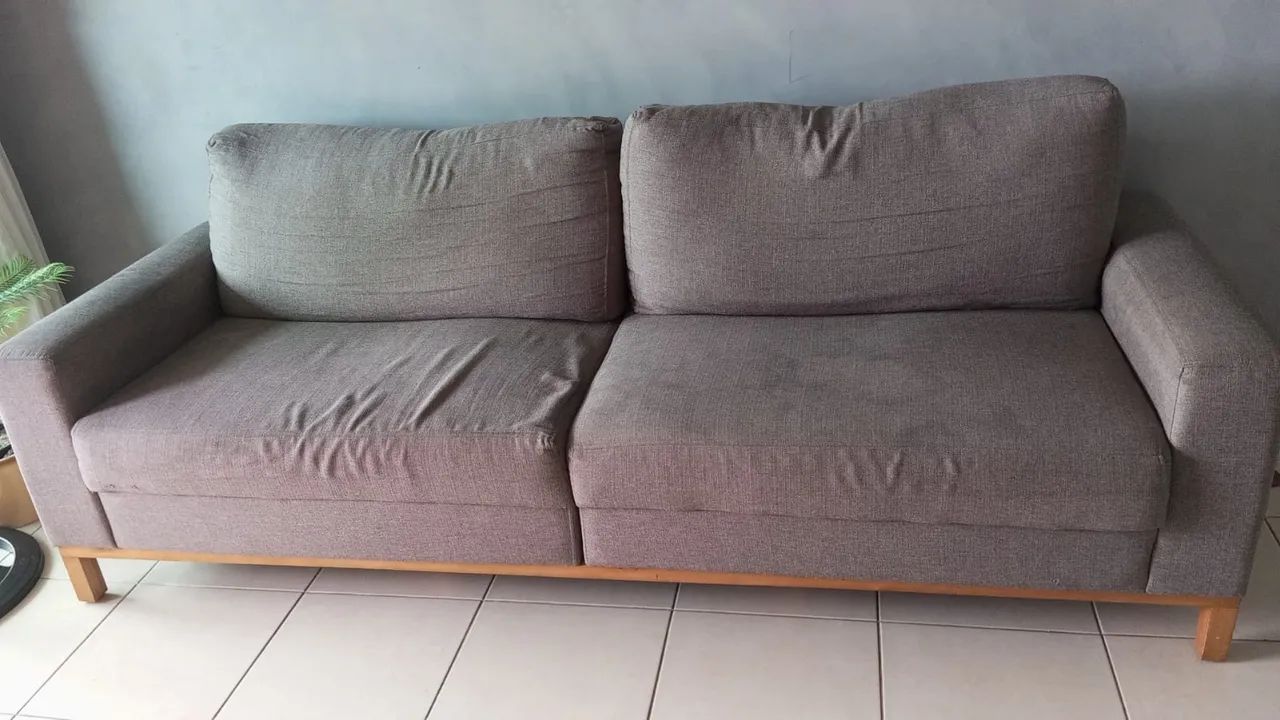 Sofá de 3 lugares em ótimo estado - Sofás e Poltronas - Lagoa Nova ...