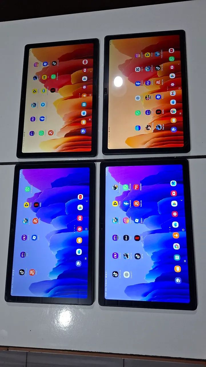 4 tablet samsung Tab A7 tela de 10 polegadas 64Gbs Net Wifi 600 CADA - Tablets e E-Readers ...