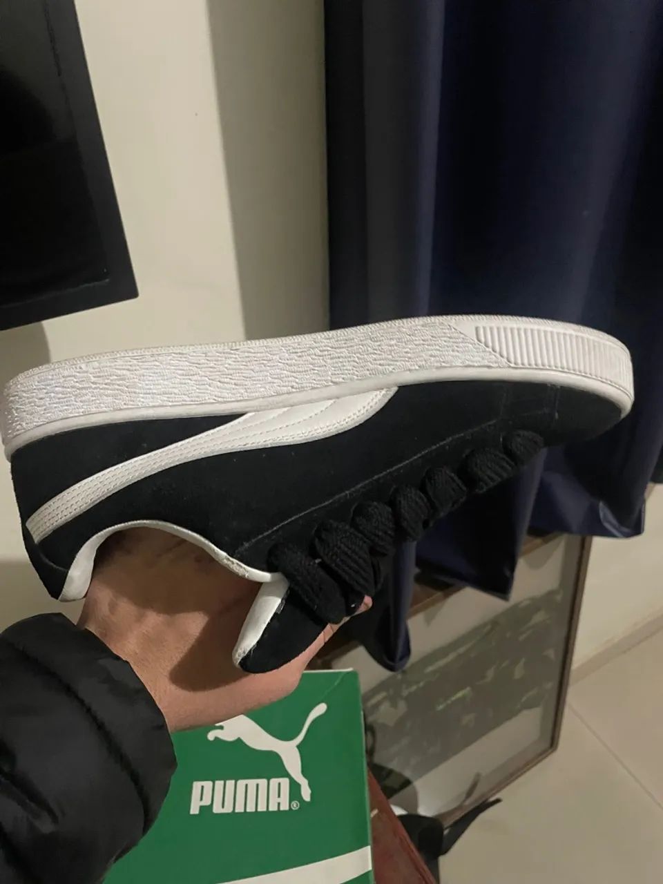 Tênis Puma Suede Clássico - Preto e Branco - Calçados - Alvorada ...