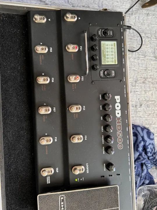 "pedaleira pod hd500" no Brasil
