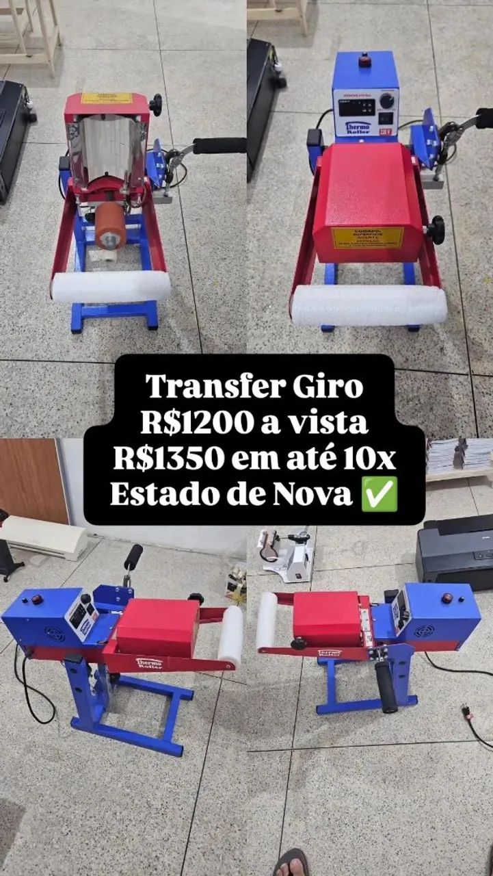 Transfer Giro - Máquina para Sublimação e Transfer - Equipamentos Para ...