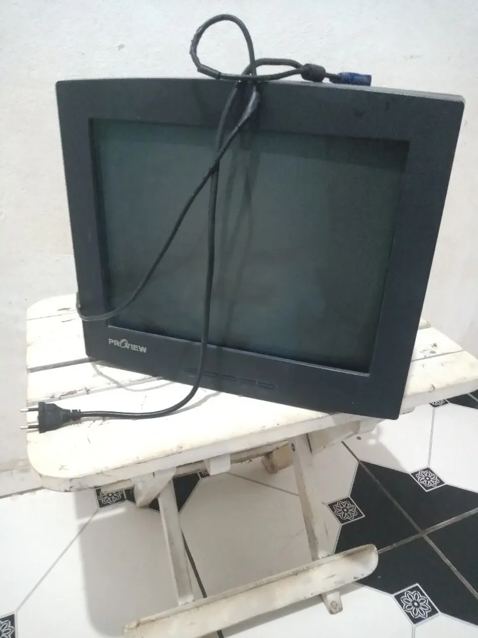 "monitor tubo crt" - Monitores no Brasil