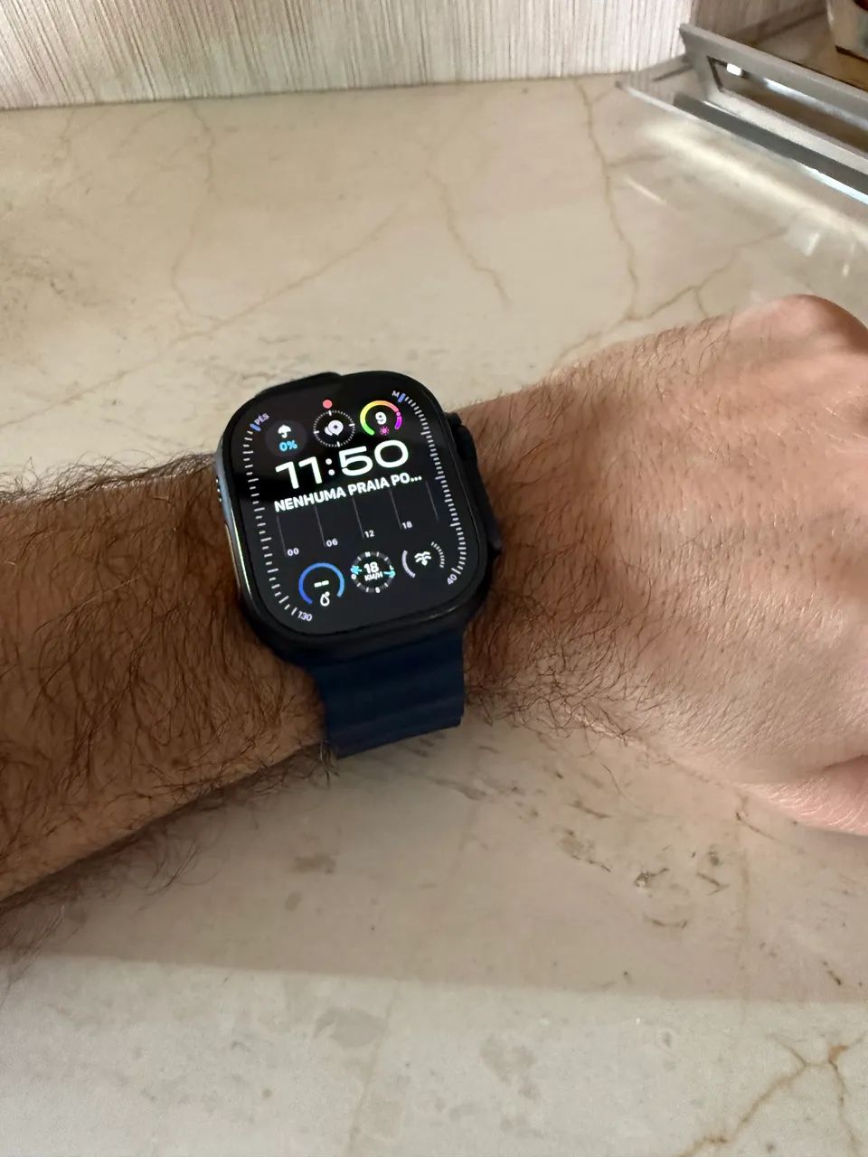 Apple Watch Ultra - Séries 2 GPS + Celular Preto Titânio - Pulseira ...