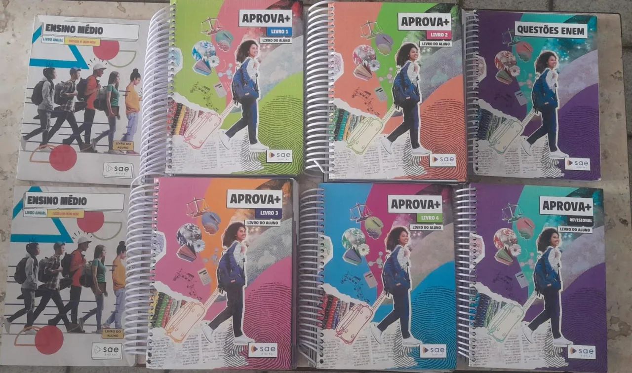 LIVROS SISTEMA SAE DE ENSINO 3 ° ANO DO ENSINO MÉDIO. NOVOS SEM ...