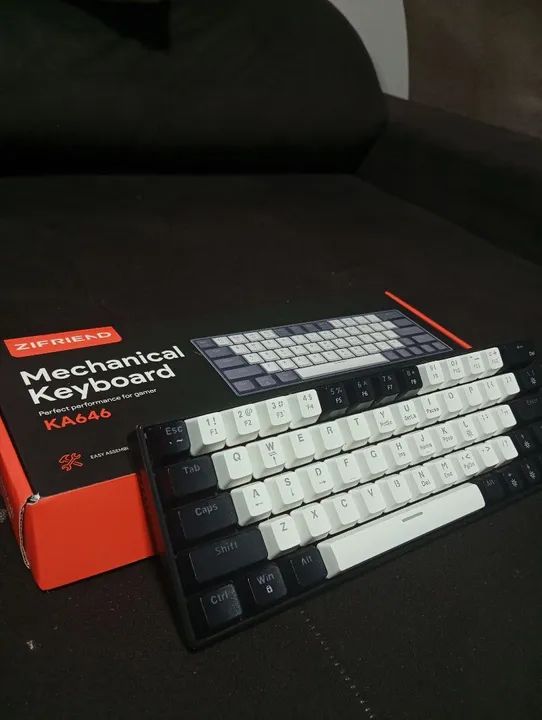 Teclado Mecânico Gamer ZIFRIEND KA646 - Periféricos e Acessórios de ...