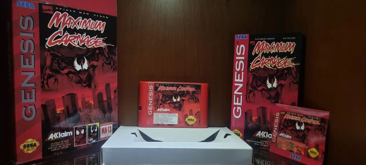 Spider-Man & Venom: Maximum Carnage para Mega Drive/Genesis - Jogos de ...