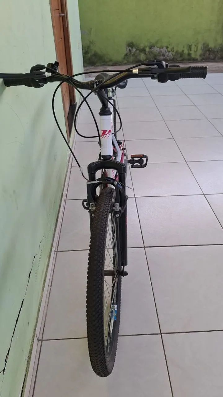 Bicicleta Aro 26 Vivid Houston Vivid Branco/rosa Pink - Ciclismo ...