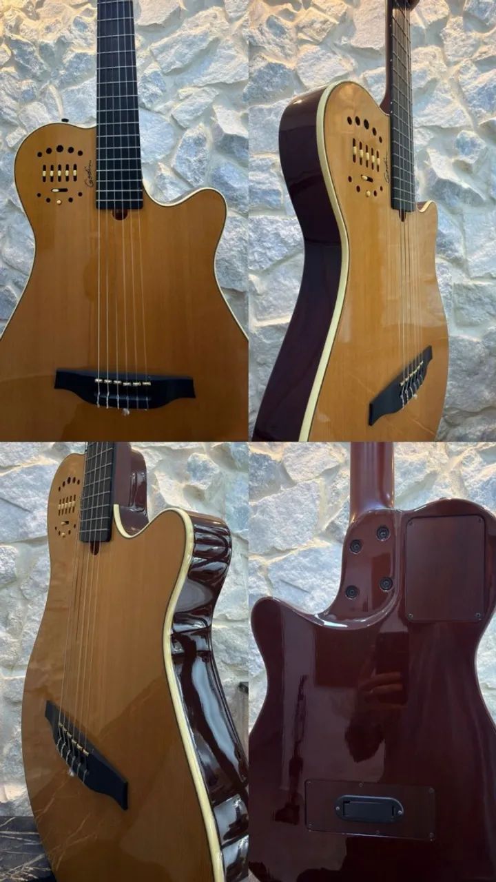 Violão de Nylon Godin Grand Concert Deluxe - Instrumentos musicais ...