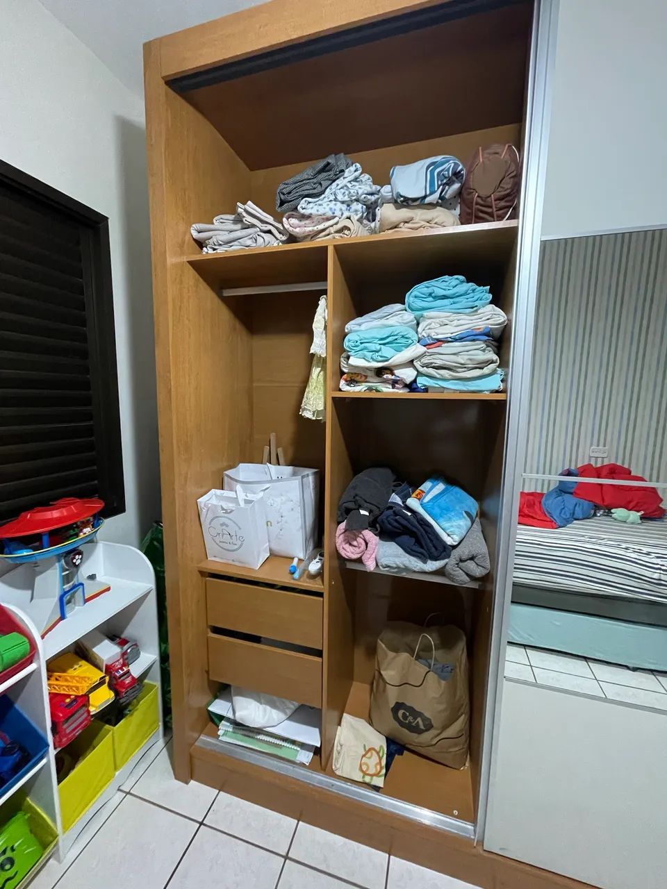 Guarda-Roupas Casal 2 portas de correr em MDP - Armários e Guarda ...