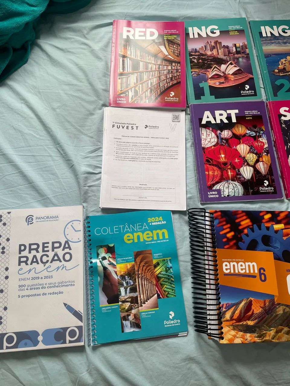 Módulos e Livros Poliedro Terceiro Médio e Material ENEM e FUVEST ...