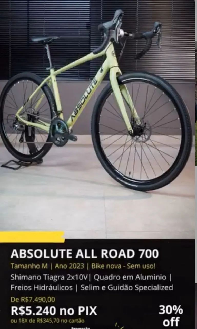 Bike Gravel Absolute All Road 700 - Tamanho 54 - Ciclismo - Parada de ...