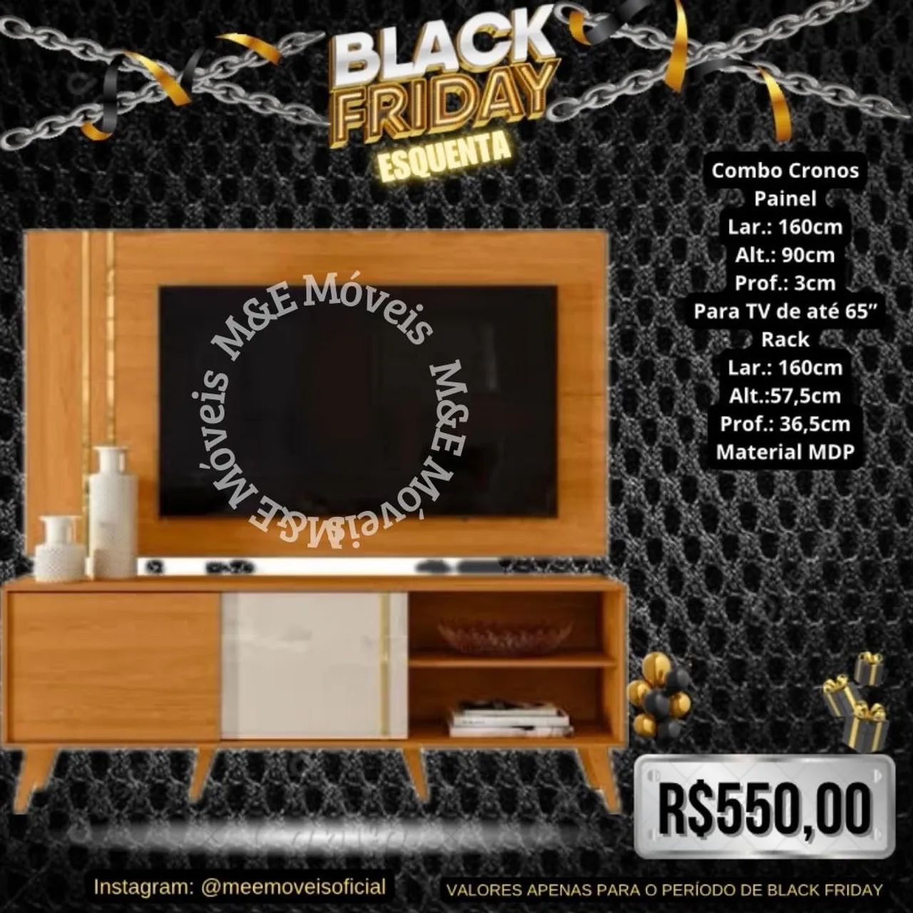 Rack para TV até 65 polegadas - Cronos M&E Móveis - Racks e Painéis - São Marcos, Salvador ...