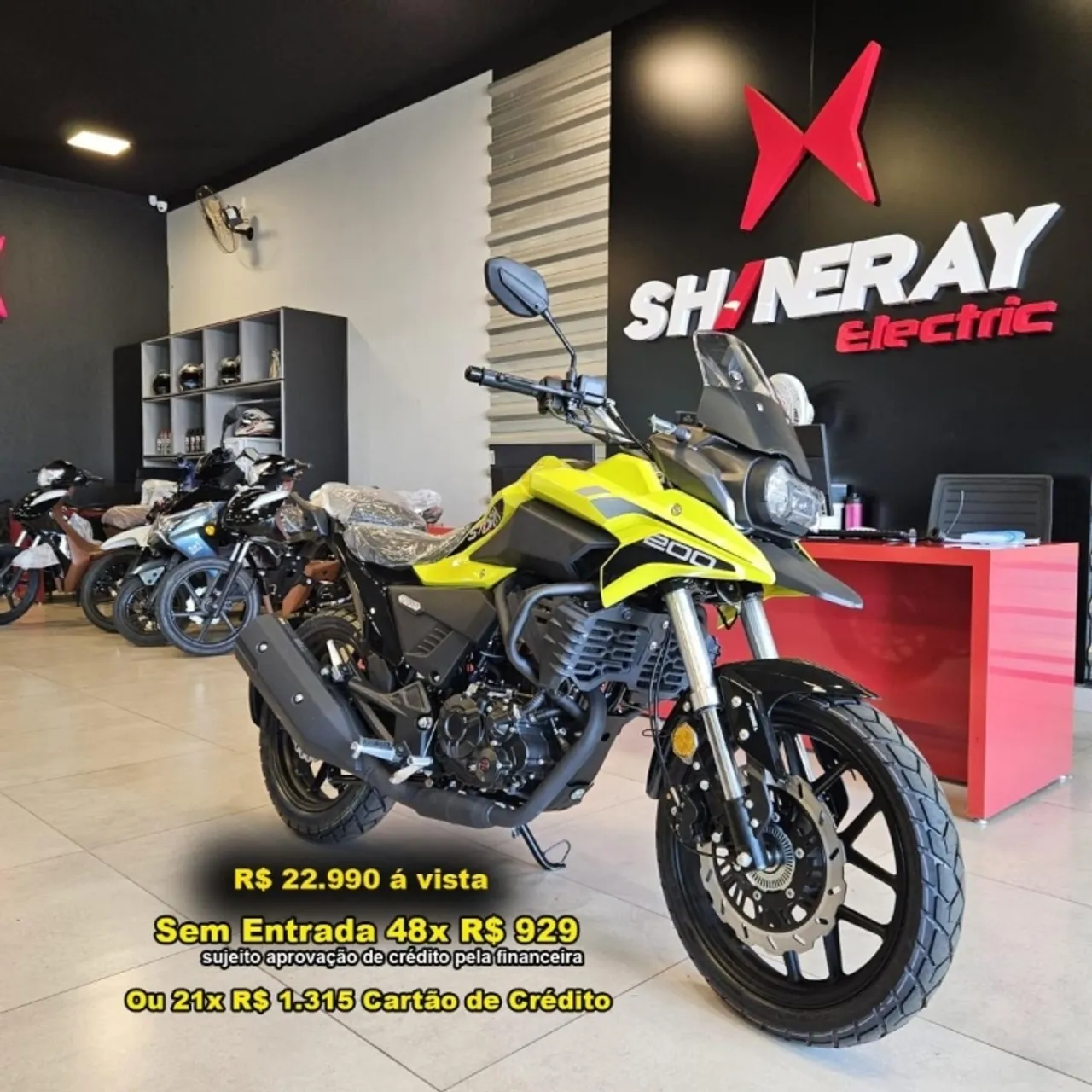 Motos Shineray XY 200 STORM EFI no Brasil