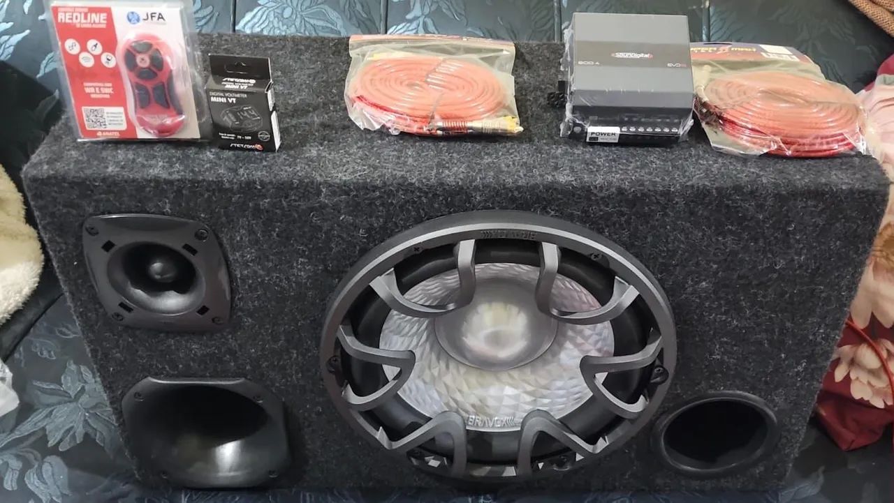 Caixa de Som Subwoofer 12 polegadas Bravox - Aparelhos de Som - Jardim Leme, Taboão da Serra ...