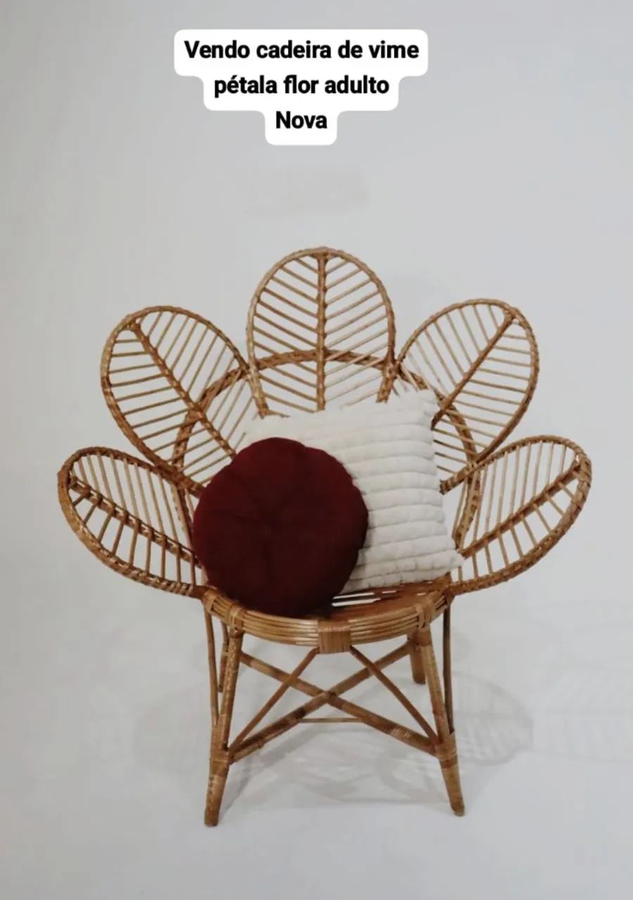 Cadeira de Vime Pétalas Adulto - Bancos e Cadeiras - Campo Grande, Rio de Janeiro 1444196725 | OLX