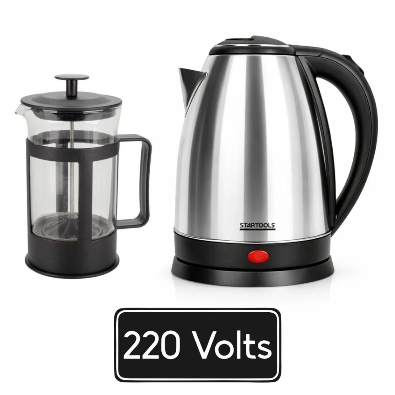 CHALEIRA ELÉTRICA INOX 2L - ÁGUA QUENTE EM MINUTOS! ? - Eletroportáteis ...