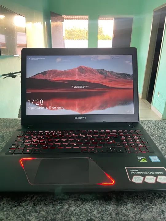 "notebook samsung gamer odyssey" no Brasil