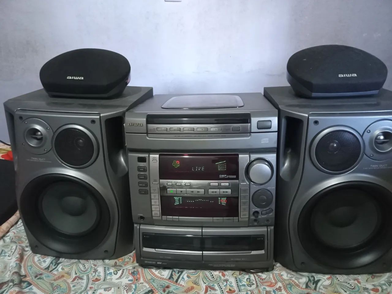 Som aiwa para pessoas de bom gosto aki está belíssimo aiwa 100% ...