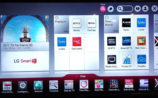 "smart tv led 47 lg" no Brasil