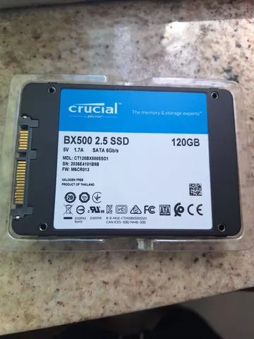 "ssd crucial 120gb" no Brasil